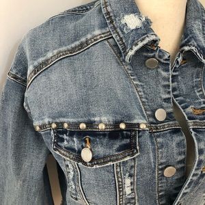 Liverpool Jeans Company | Jackets & Coats | Liverpool Crop Raw Edge ...
